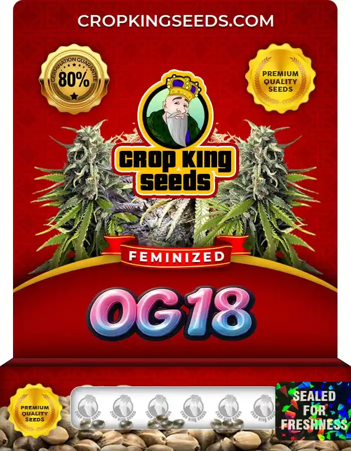 Buy OG 18 Strain Feminized Marijuana Seeds | Crop King Seeds