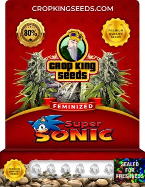 Super Sonic Feminized Seeds | 11–22% Sativa Boost