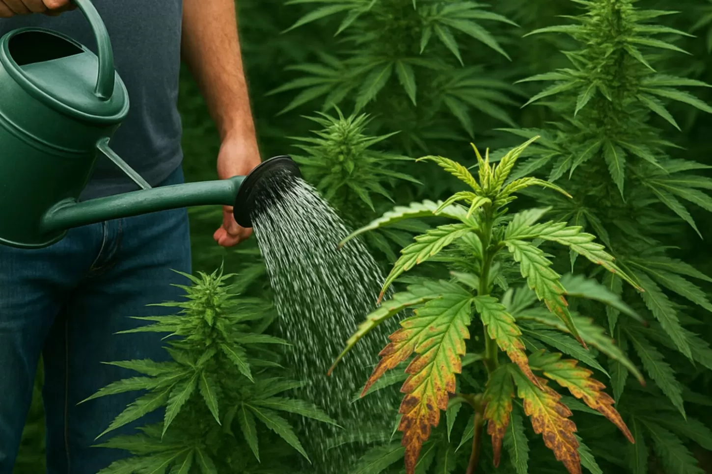 Identifying and Treating Overwatered Cannabis Plants | Crop King Seeds